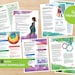 Package 3: Birth Education Handouts + Printable Labor Position Pages ...