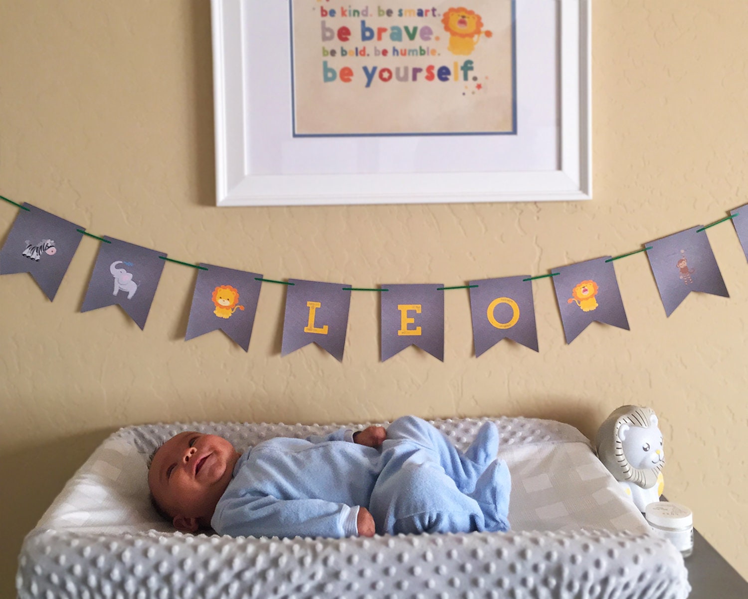 Jungle Animal DIY Printable Pennant Banner, - Etsy