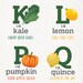 Cute ABC Veggie Chart Alphabet Fruits & Vegetables Kids - Etsy