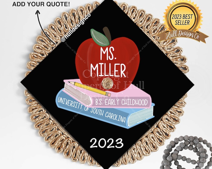 Teacher Graduation Stole Personalized Graduation Stole - Etsy