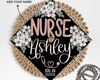 Grad Cap Topper Bsn - Etsy
