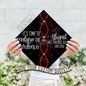 Custom "biology Business" Graduation Cap Topper - Etsy