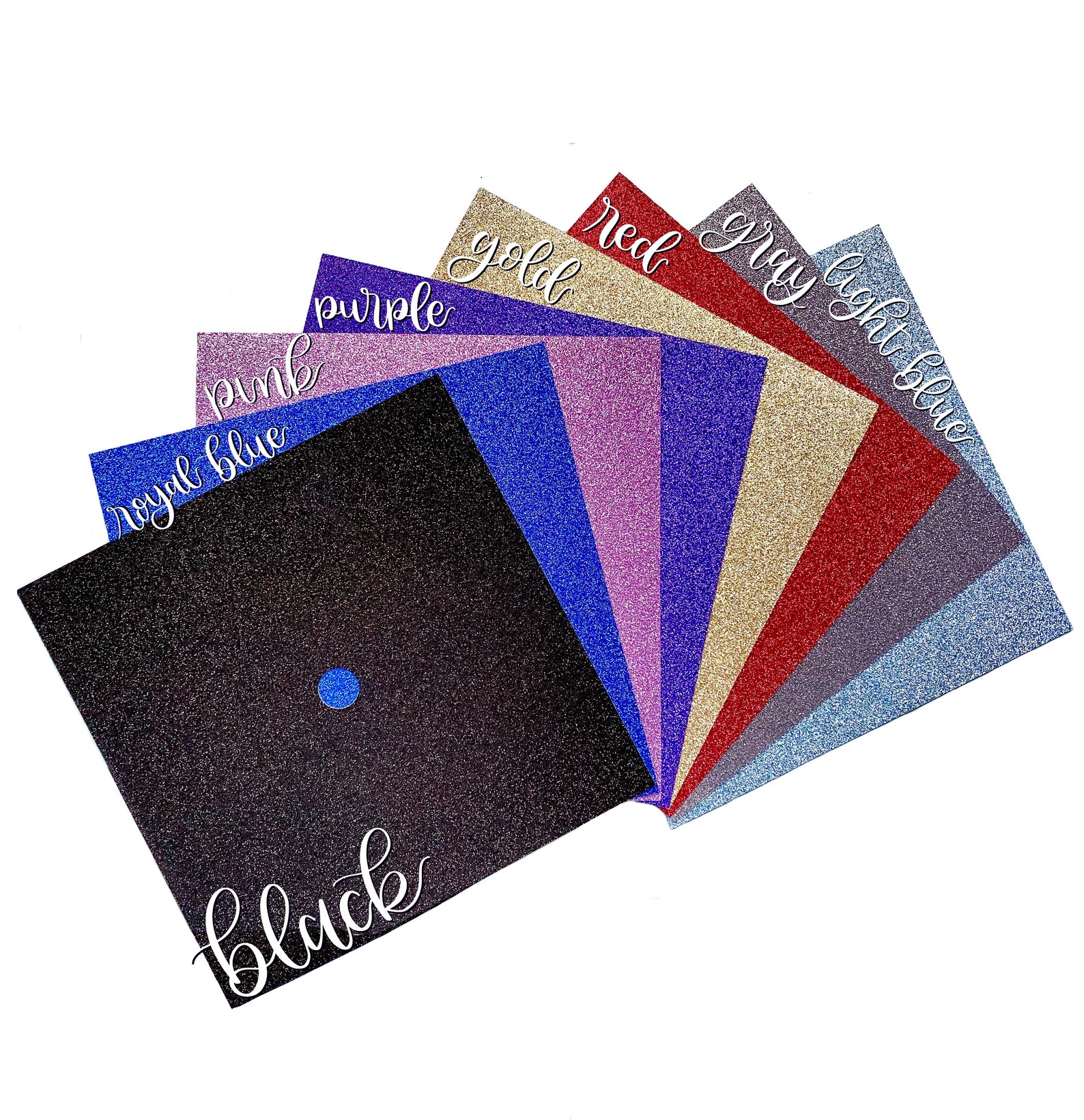 Blank Glitter Graduation Cap Topper - Etsy