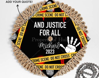Graduation Cap Topper/criminal Justice Major - Etsy