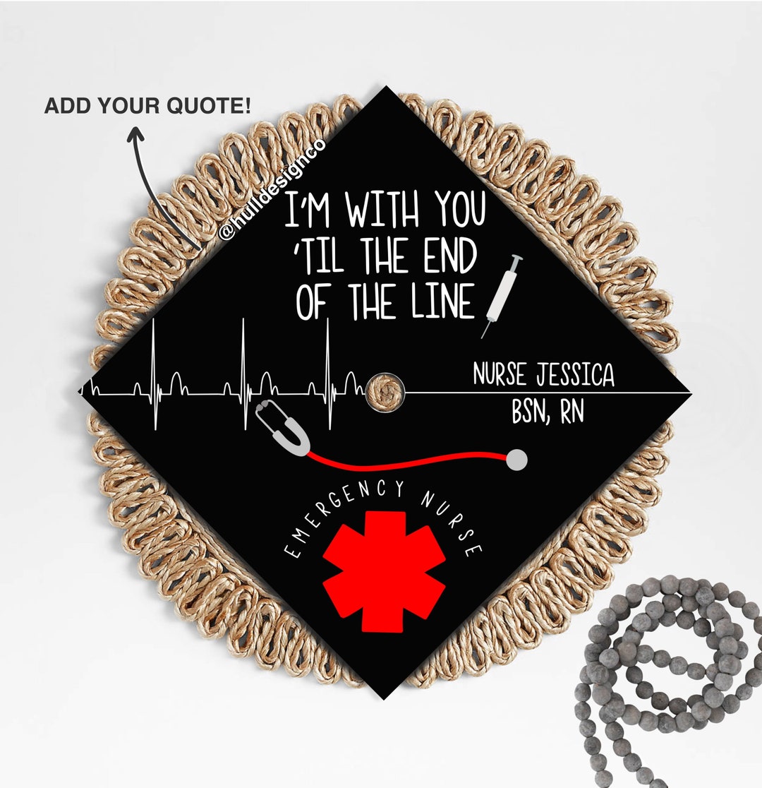 Custom in Case of Emergency Graduation Cap Topper/ - Etsy