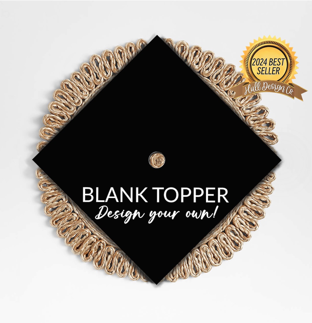Blank Graduation Cap Topper - Etsy