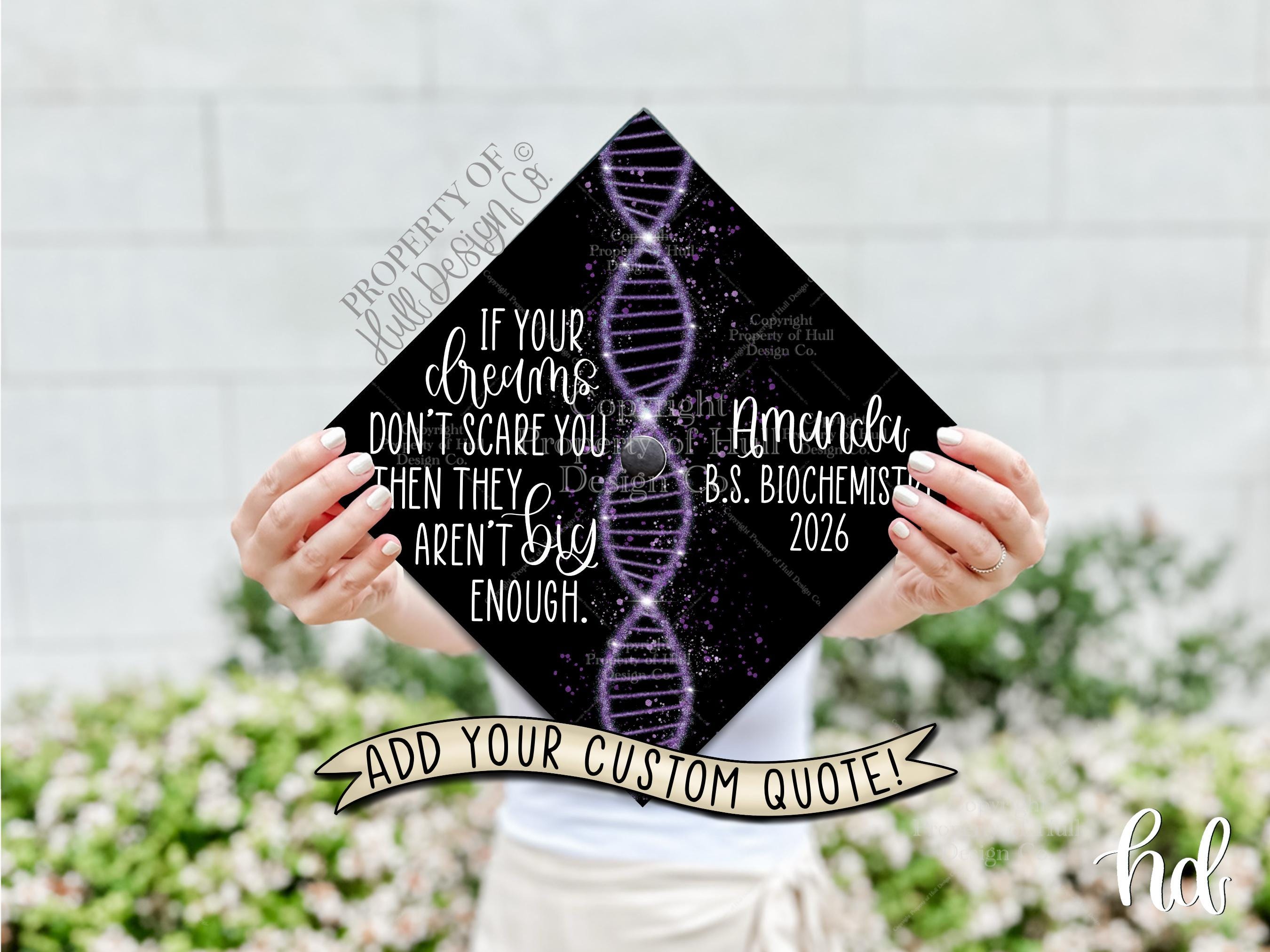 Custom "biology Business" Graduation Cap Topper - Etsy