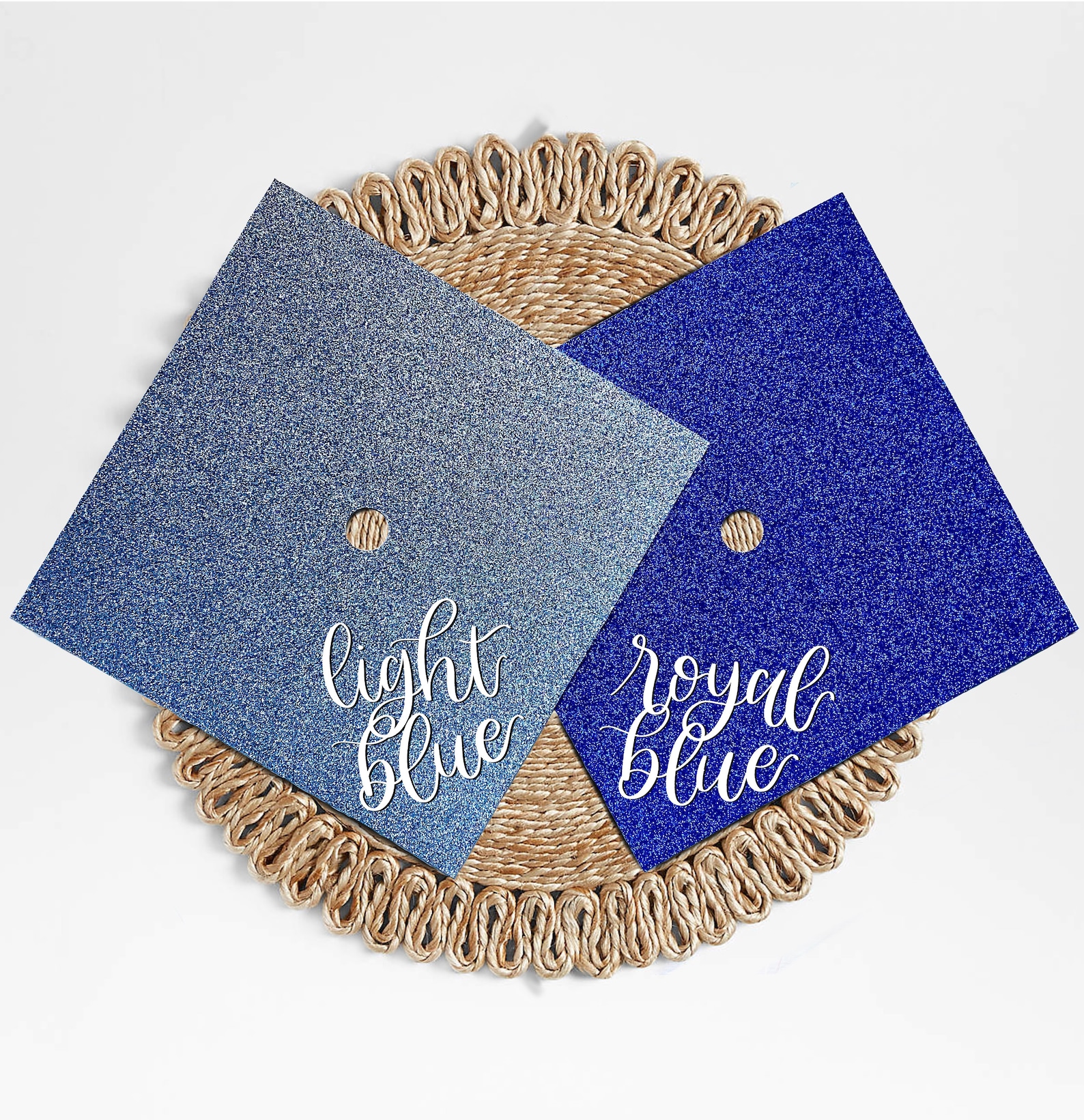 Blank Glitter Graduation Cap Topper - Etsy