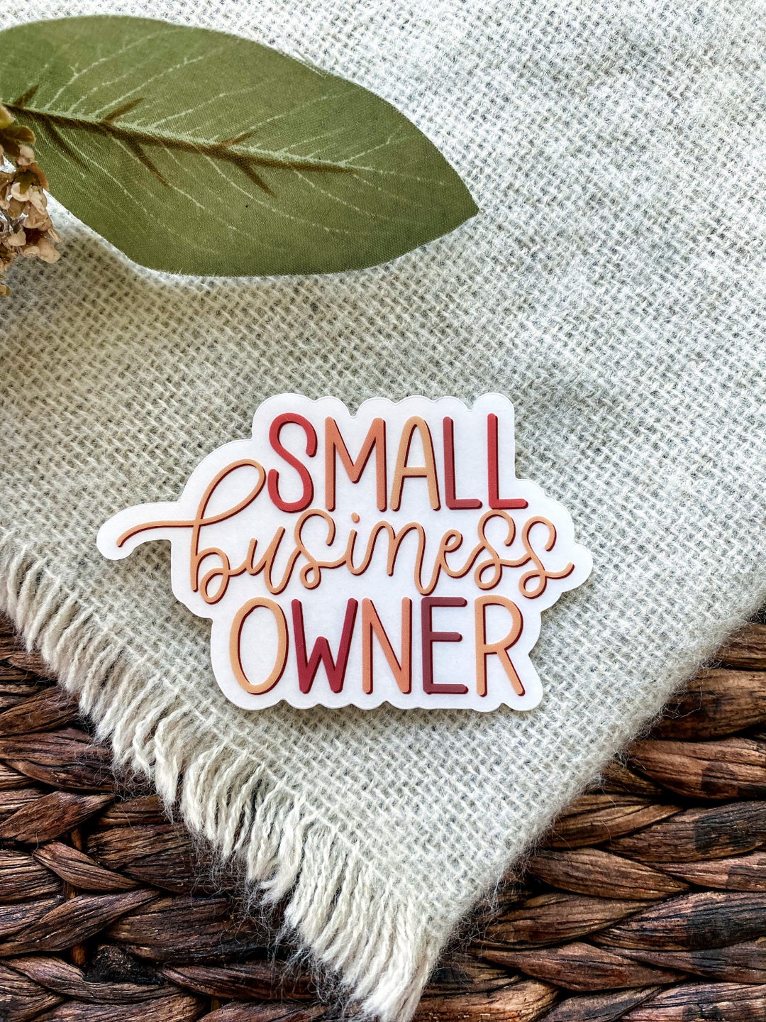 2.75 X 3 In. Small Business Owner Sticker Small Biz Sticker - Etsy