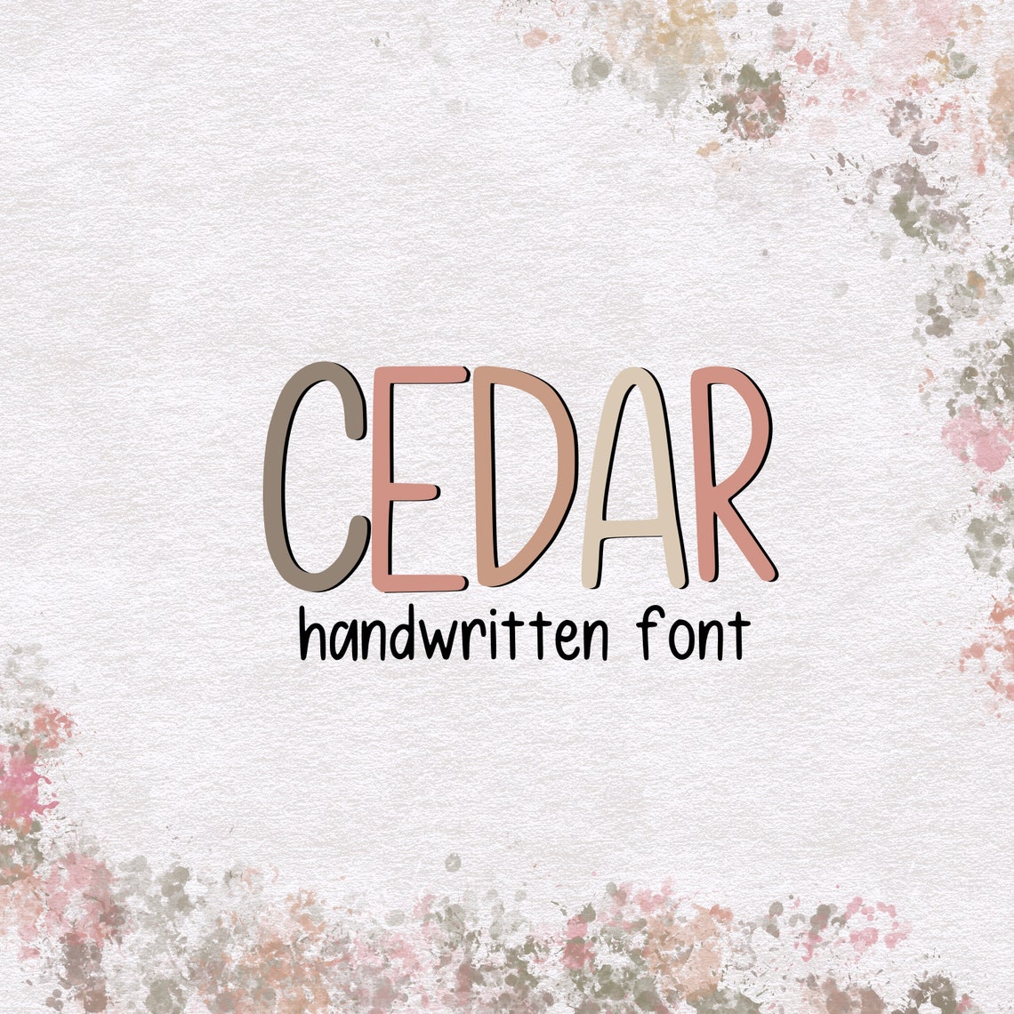 Cedar Font Digital Download Font Handwriting Font - Etsy Canada