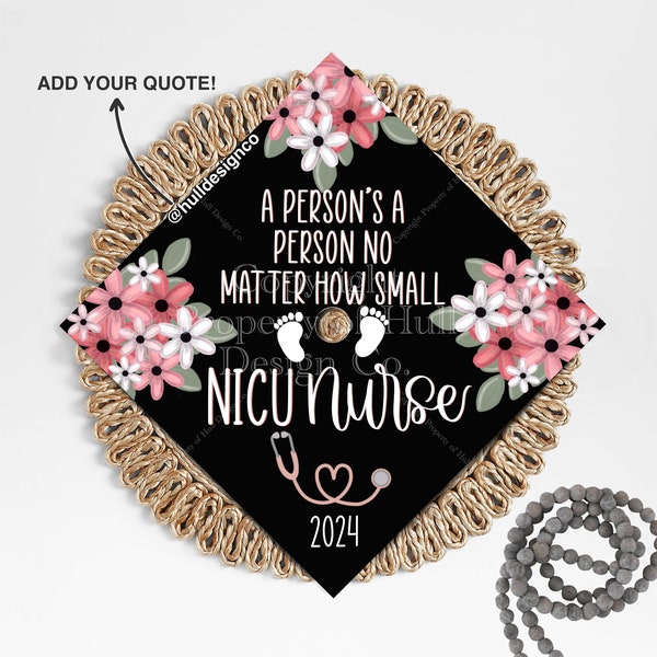 Graduation Cap Topper Icu Nurse - Etsy