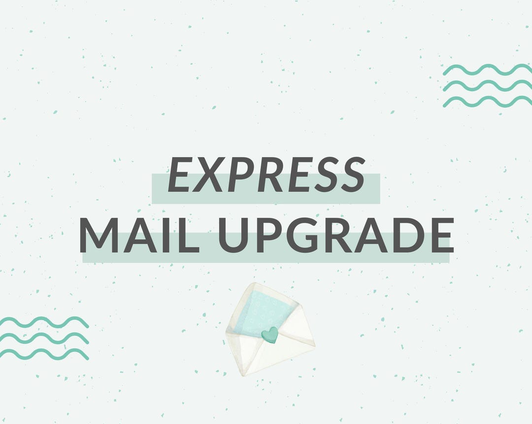 Express Mail Shipping Upgrade - Etsy