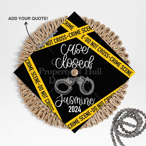 Criminal Justice Graduation Cap Topper - Etsy