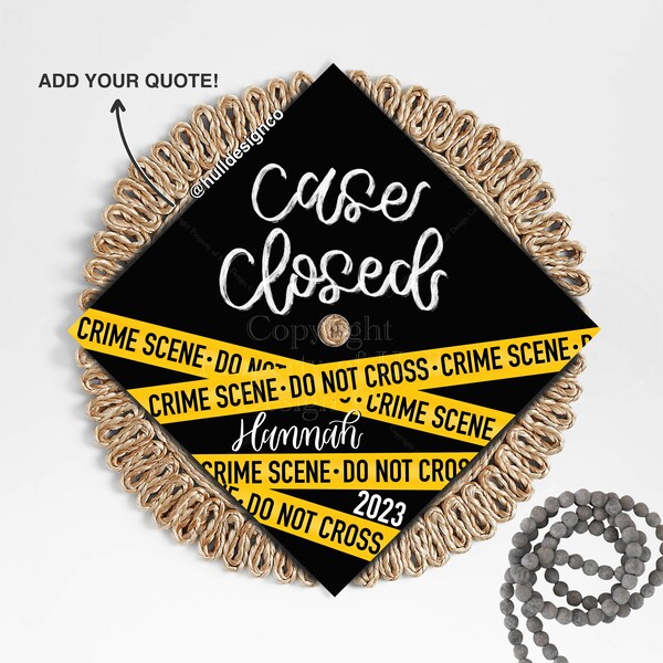 Criminology Cap Graduation - Etsy