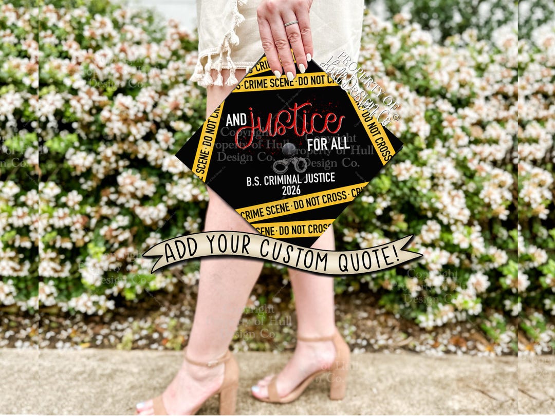 Custom "justice for All" Graduation Cap Topper - Etsy