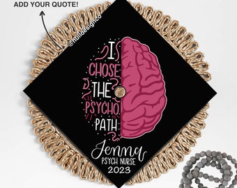 Graduation Psych Cap Topper - Etsy