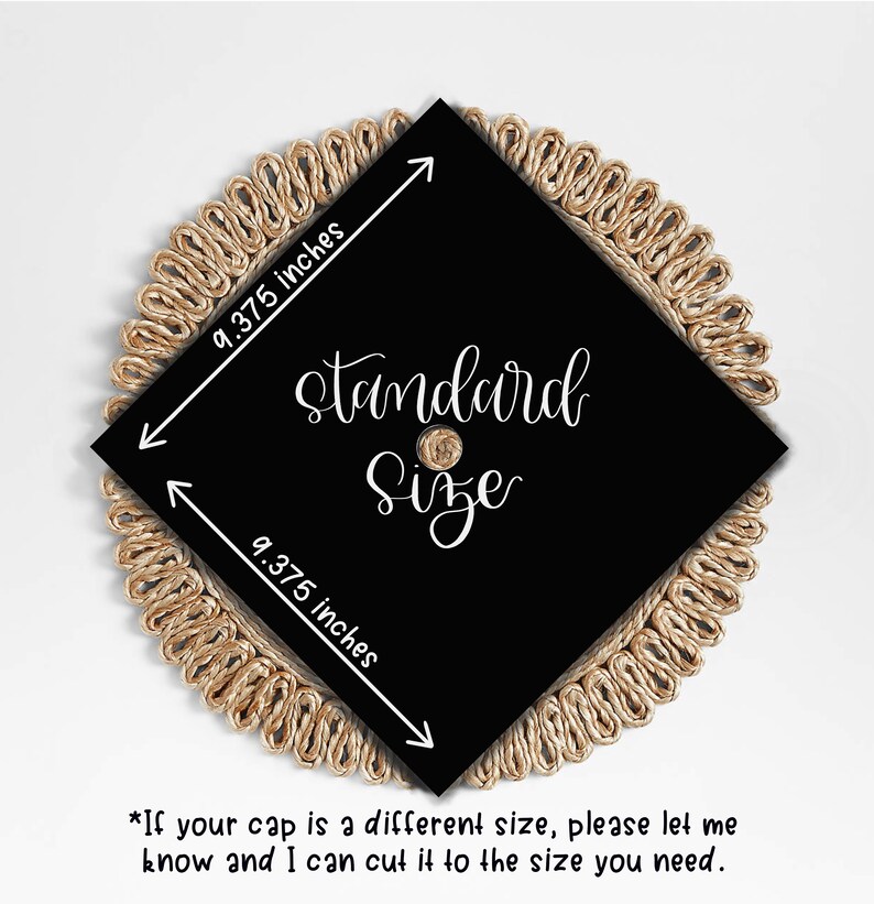 Blank Glitter Graduation Cap Topper - Etsy