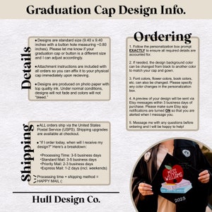 Custom "determinate Dna" Graduation Cap Topper, Biology Major ...