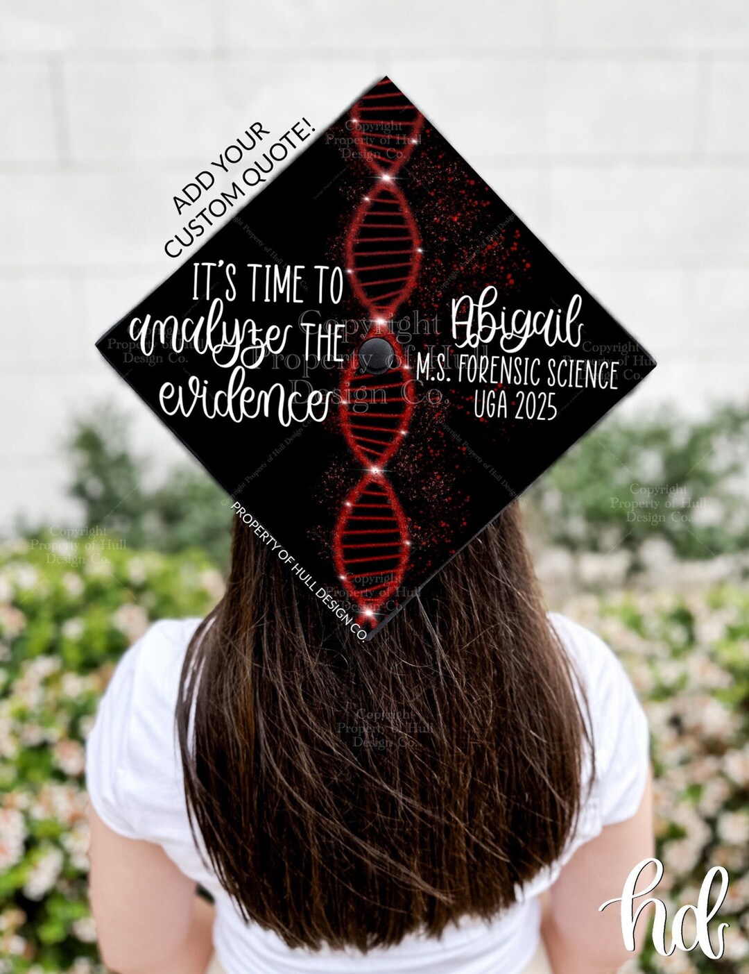 Custom "biology Business" Graduation Cap Toppers, Biology Major ...