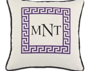 Purple Greek Key - Etsy