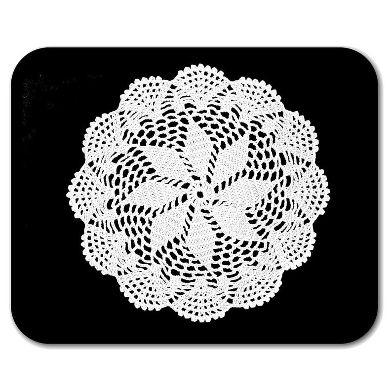 Crochet Doily Pattern 8.6 Inc (22 Cm) – Round by Round and Diagram (PDF ...