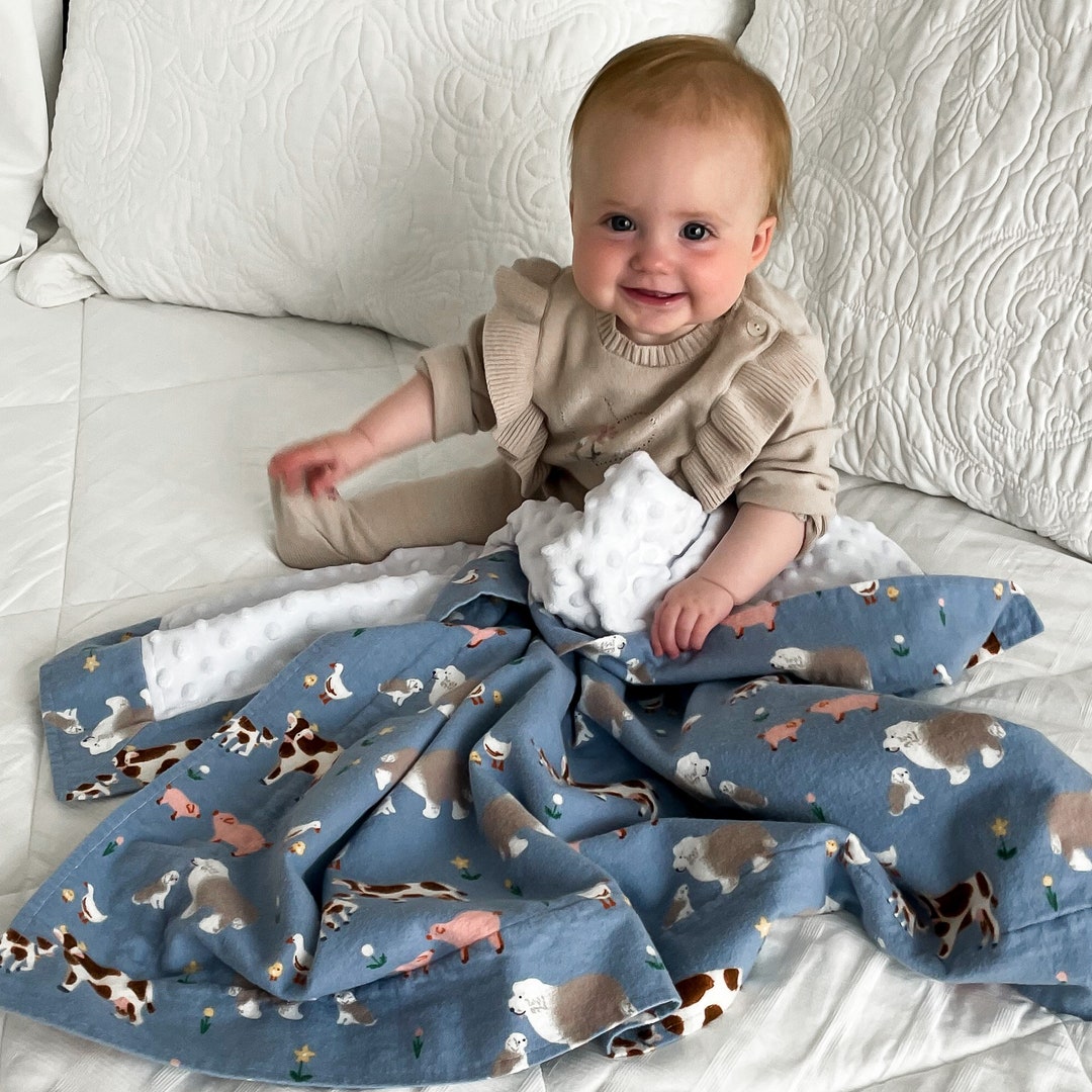 Personalized Baby Blanket-receiving Blanket-toddler Blanket-security ...