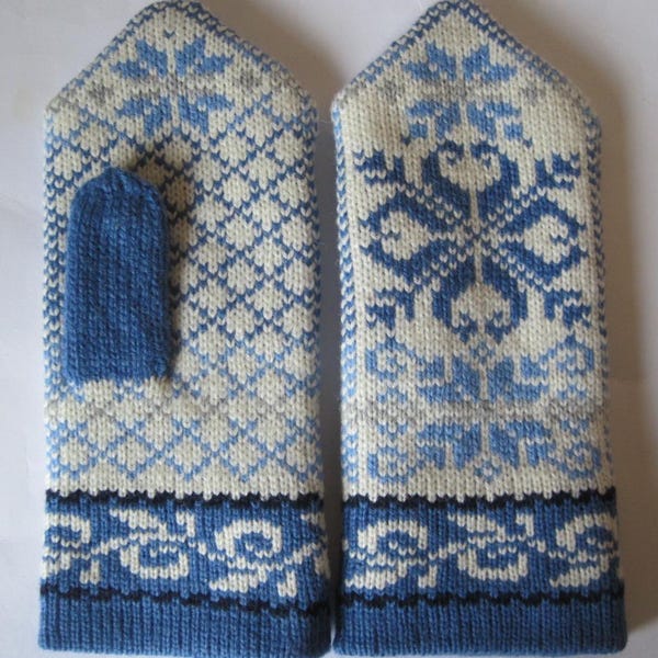 Scandinavian Mittens - Etsy UK