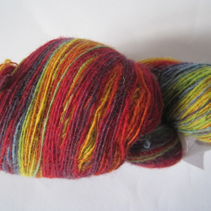 Multicolor Wool Yarn - Etsy