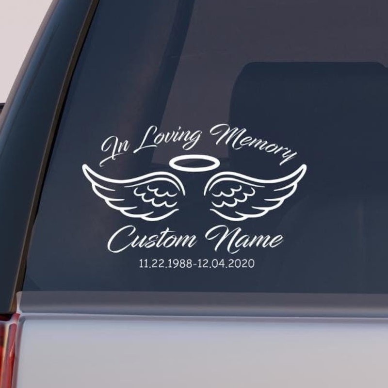 Memory Decal for Car Svg - Etsy