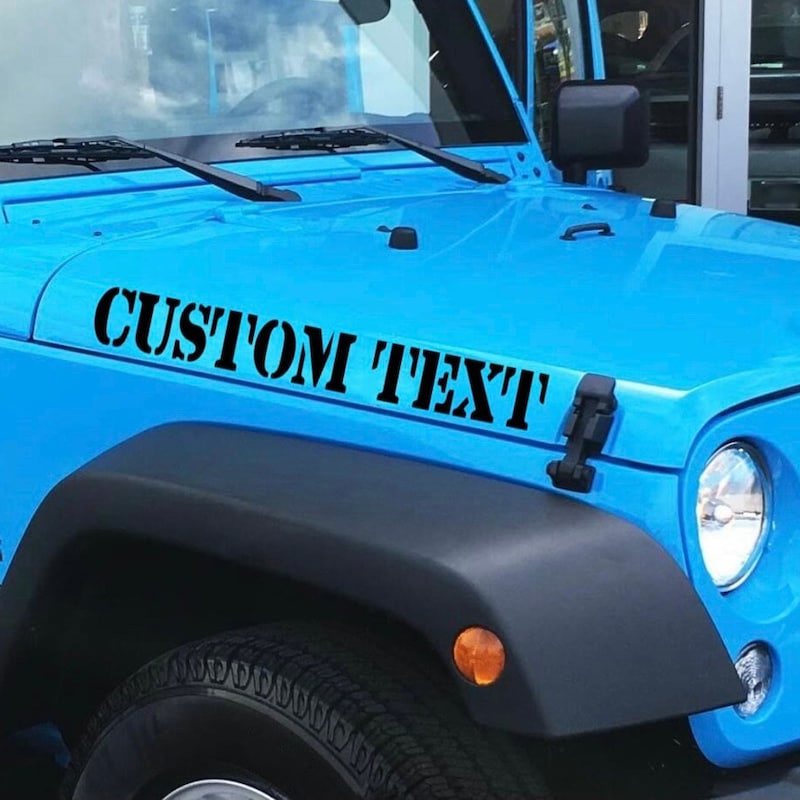 Car Hood Stickers Custom - Etsy