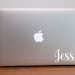 Laptop Name Decal | Custom Name Decal | Laptop Name Sticker | Custom ...