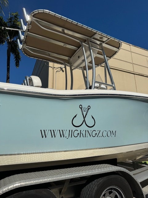 Custom Boat Name Marine Vinyl Decal | Boat Sticker | Personalized ...