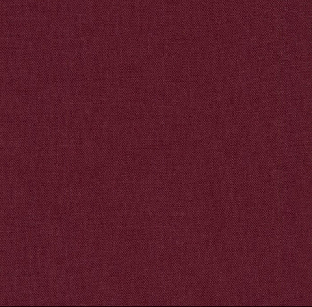 Kona Fabric Burgundy Solid Color, Sewing- Quilt Fabric, Last Cotton ...