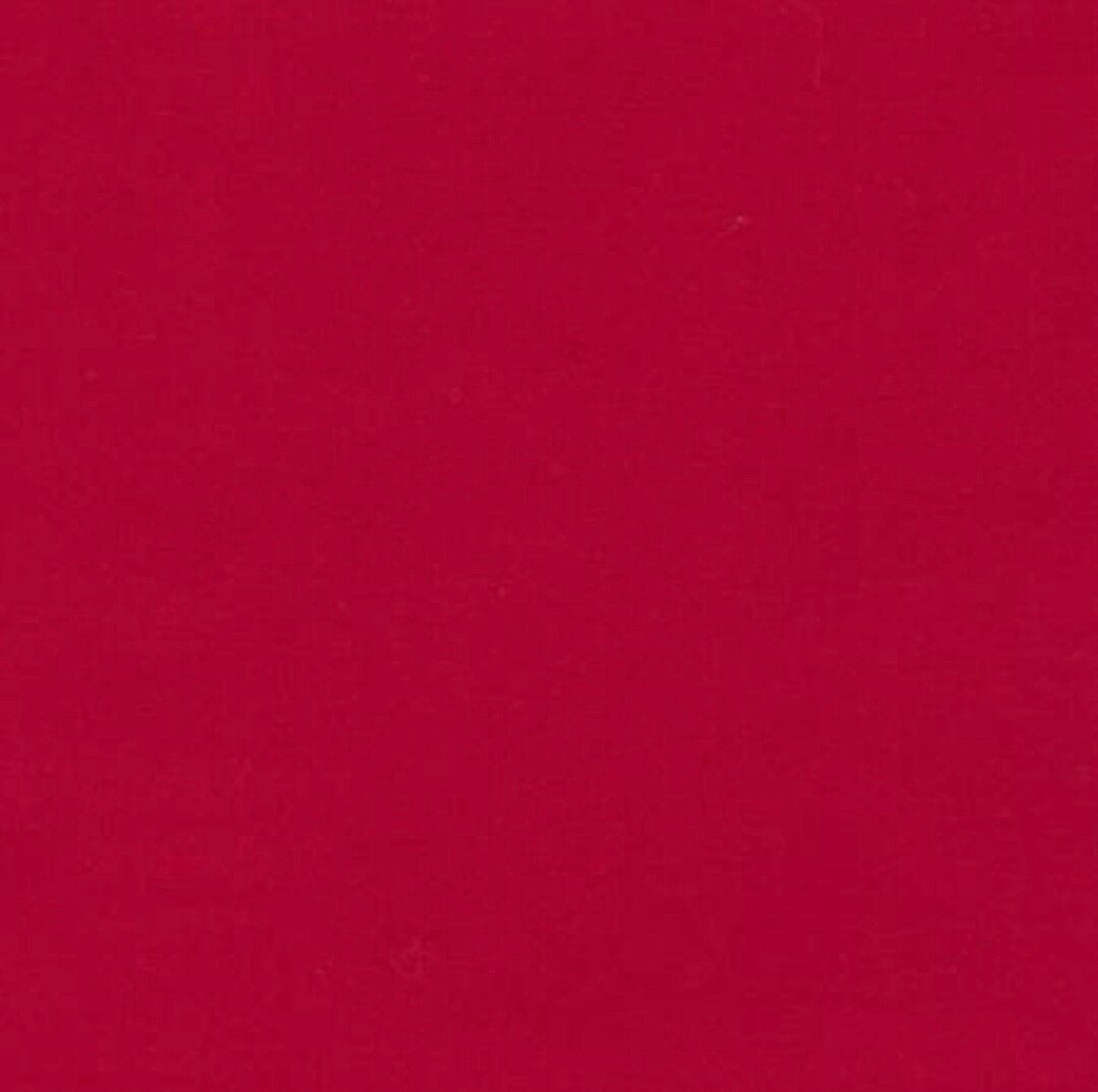 Kona Red Cardinal Fabric Solid Color by Robert Kaufman, Sewing Quilt ...