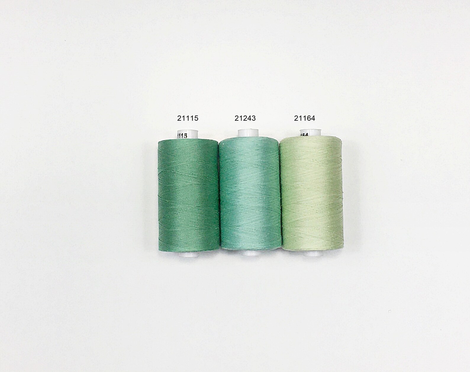 Sewing Thread 100% Cotton, 1200 Yards, Thread 50wt, All Purpose, Green ...