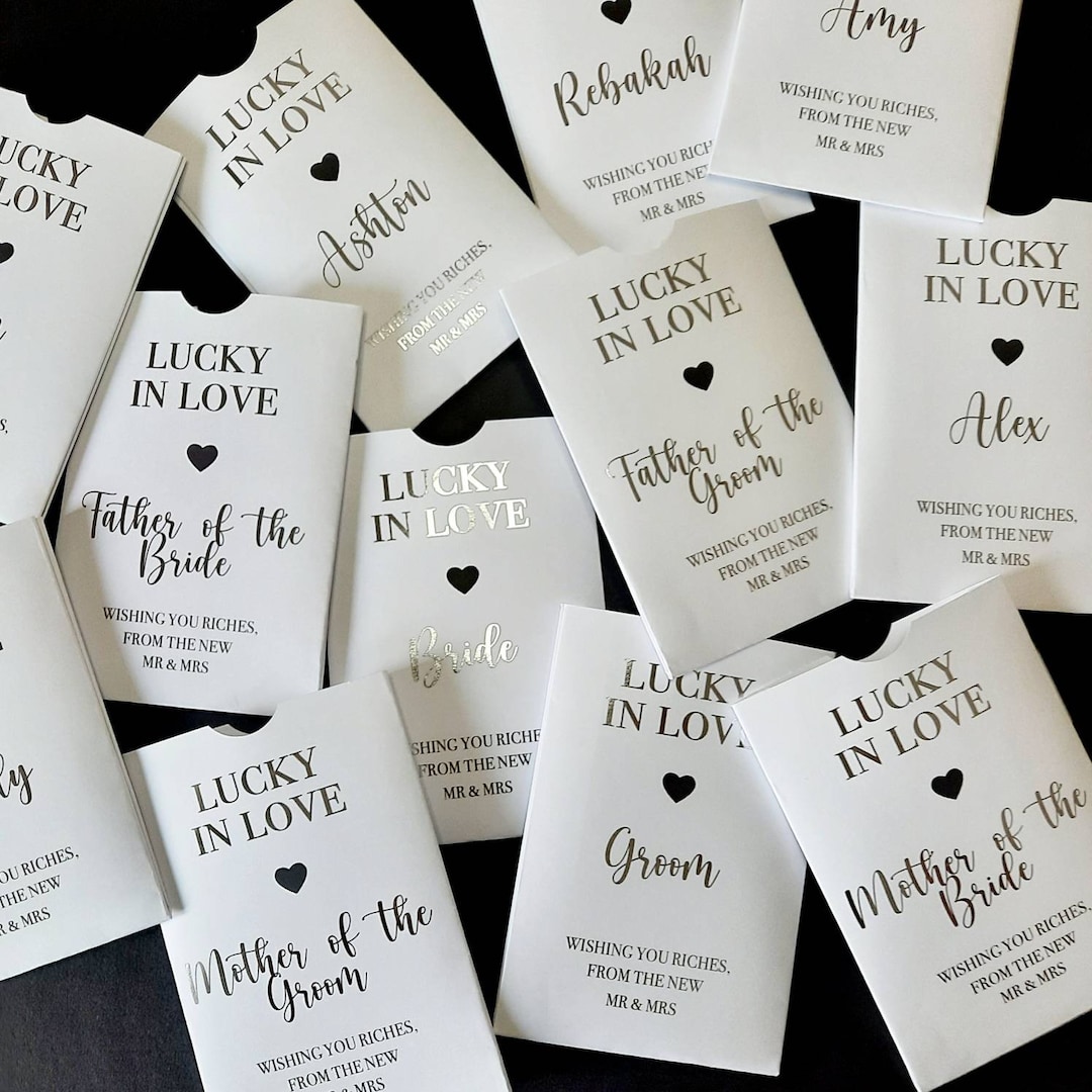 Place Name Favours | Foiled Scratch Card Wedding Favours - Etsy UK
