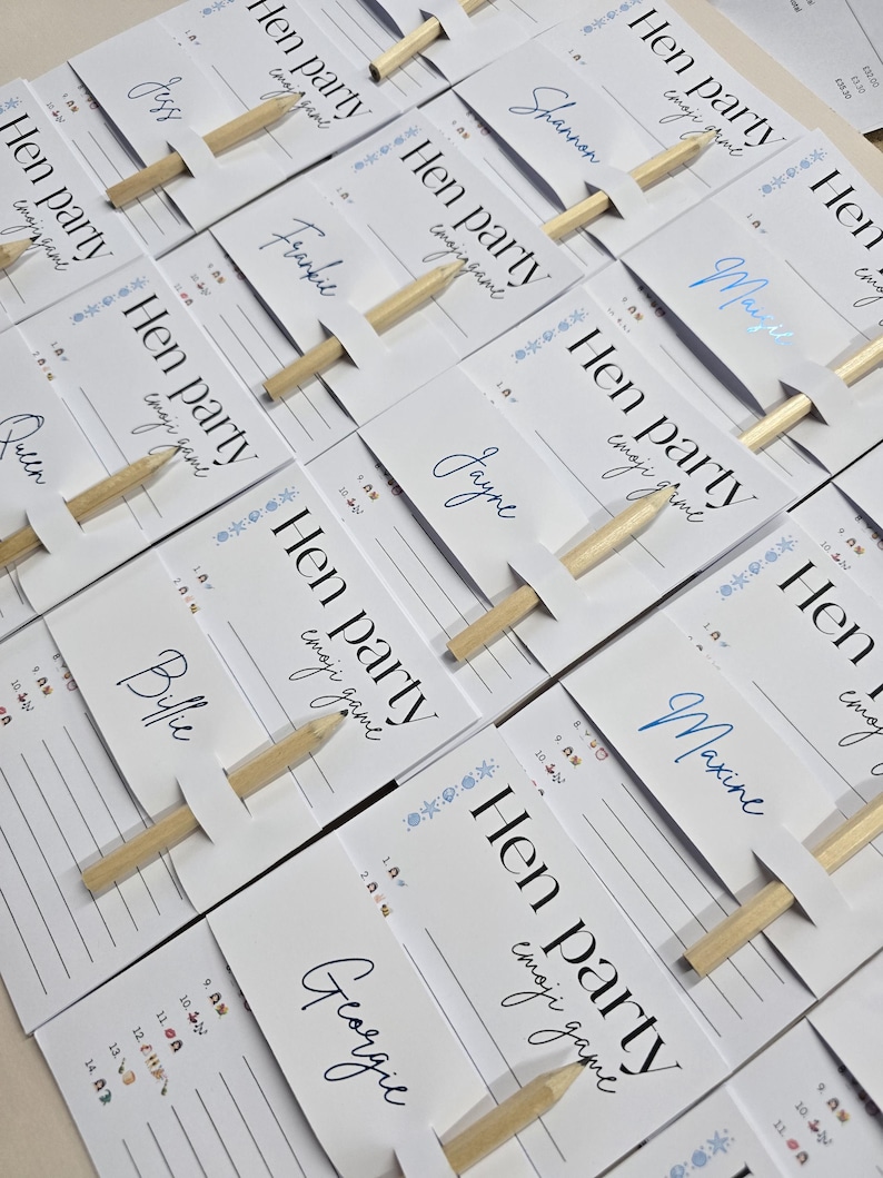Hen Party Game Packs | Hen Do Party Games | Personalised Hen Party ...