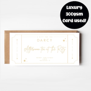 GIFT VOUCHER |foiled Christmas Gift Voucher | Surprise Announcement ...