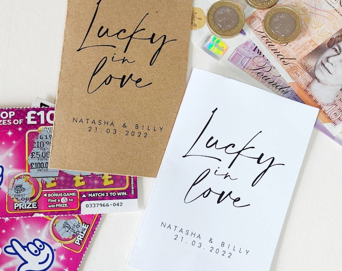Personalised Scratch Card Wedding Favours Rustic Wedding - Etsy UK