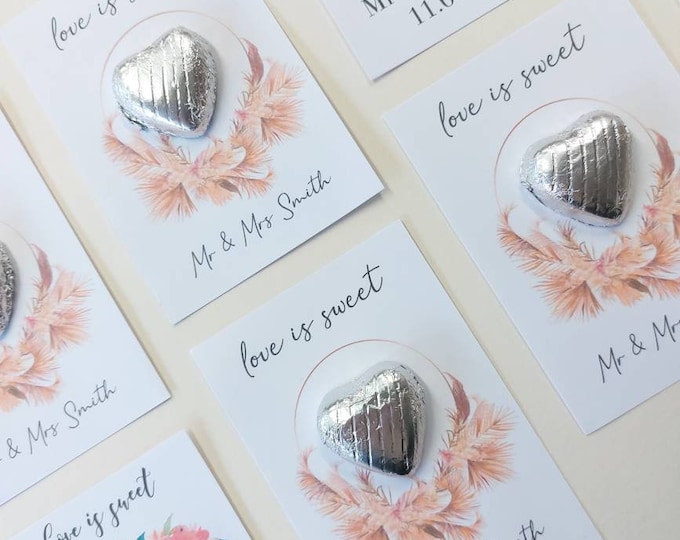 Scratch Card Holder Wedding Favours Wedding - Etsy