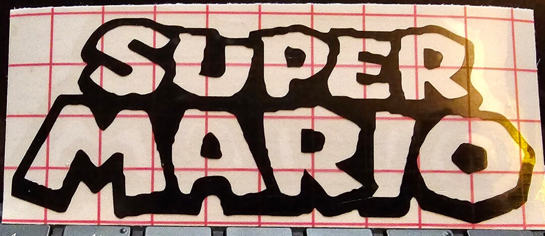 Super Mario Logo - Etsy