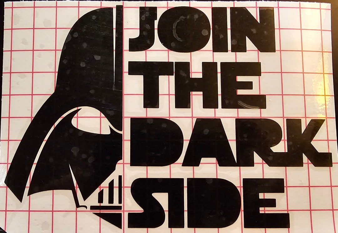 Star Wars Darth Vader Join the Dark Side - Etsy