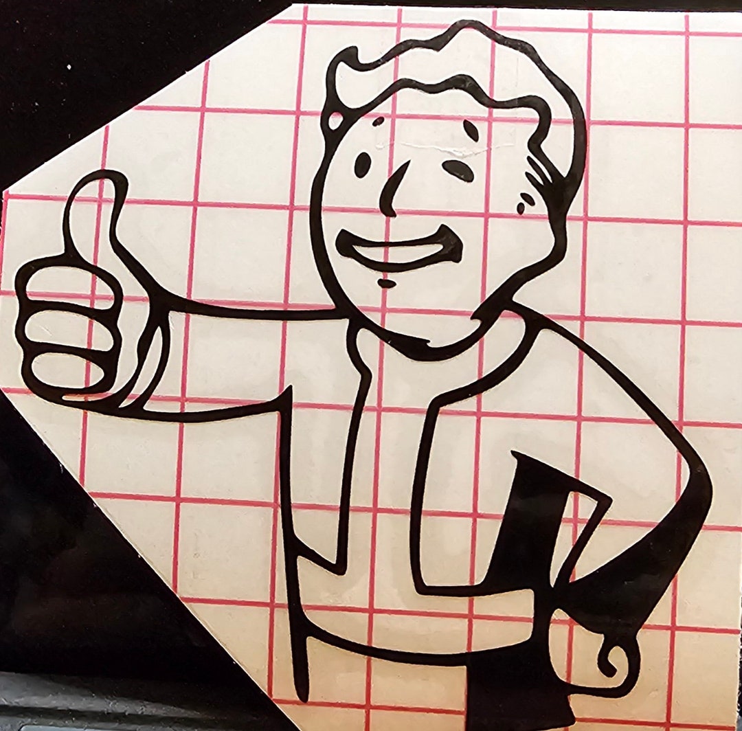 Fallout Vault Boy Thumbs Up - Etsy