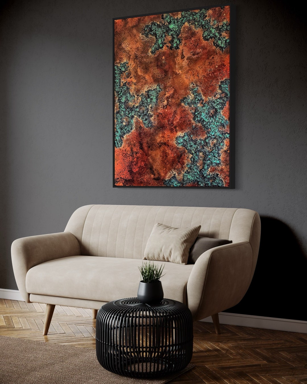 Abstract Textured Wall Art Hand-painted Canvas Modern Textured Art on ...