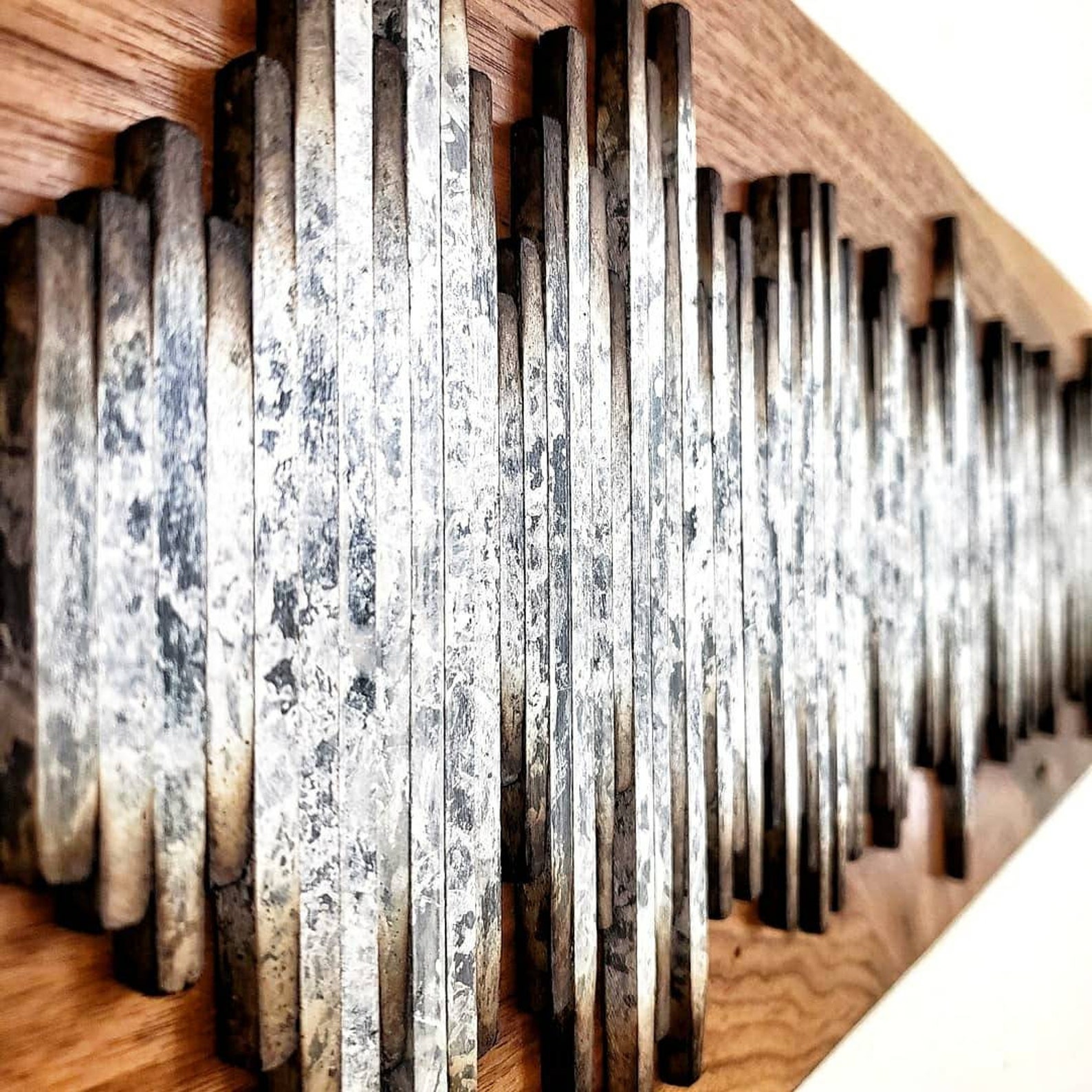 Custom Soundwave Wall Art Live Edge Walnut Wall Art Weathered White ...