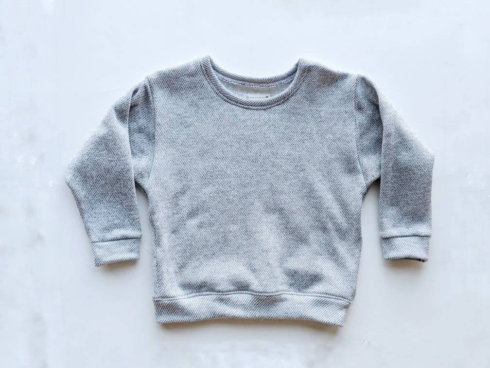 Kids oversized sweater in Gray