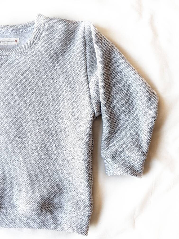 Kids oversized sweater in Gray