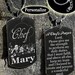 Forever in My Heart in Loving Memory Necklace or Key Chain Remembrance ...