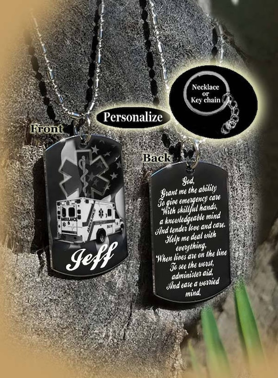 Emt Prayer Dog Tags