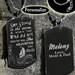 Forever in My Heart in Loving Memory Necklace or Key Chain Remembrance ...